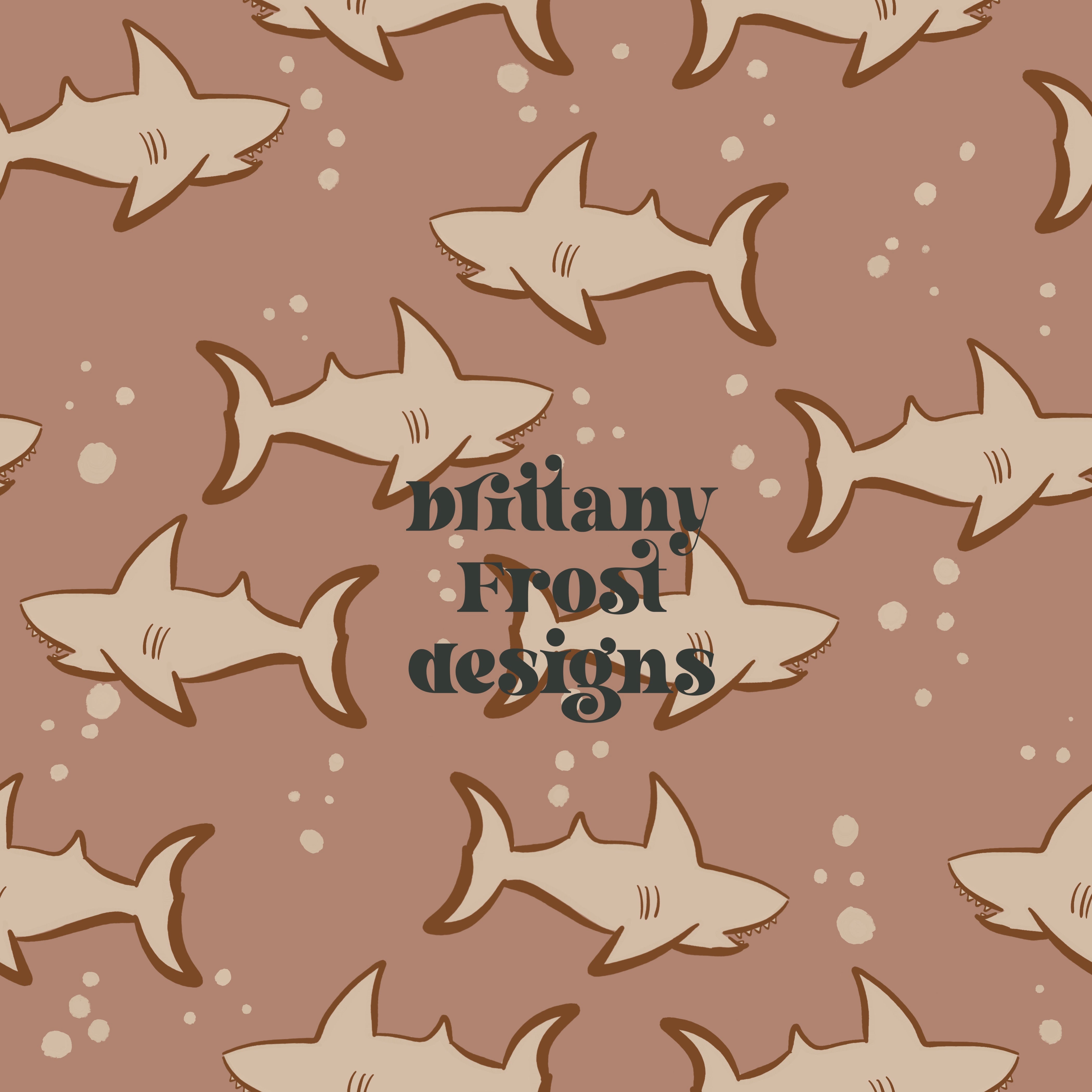 Boho Sharks – Brittany Frost Designs